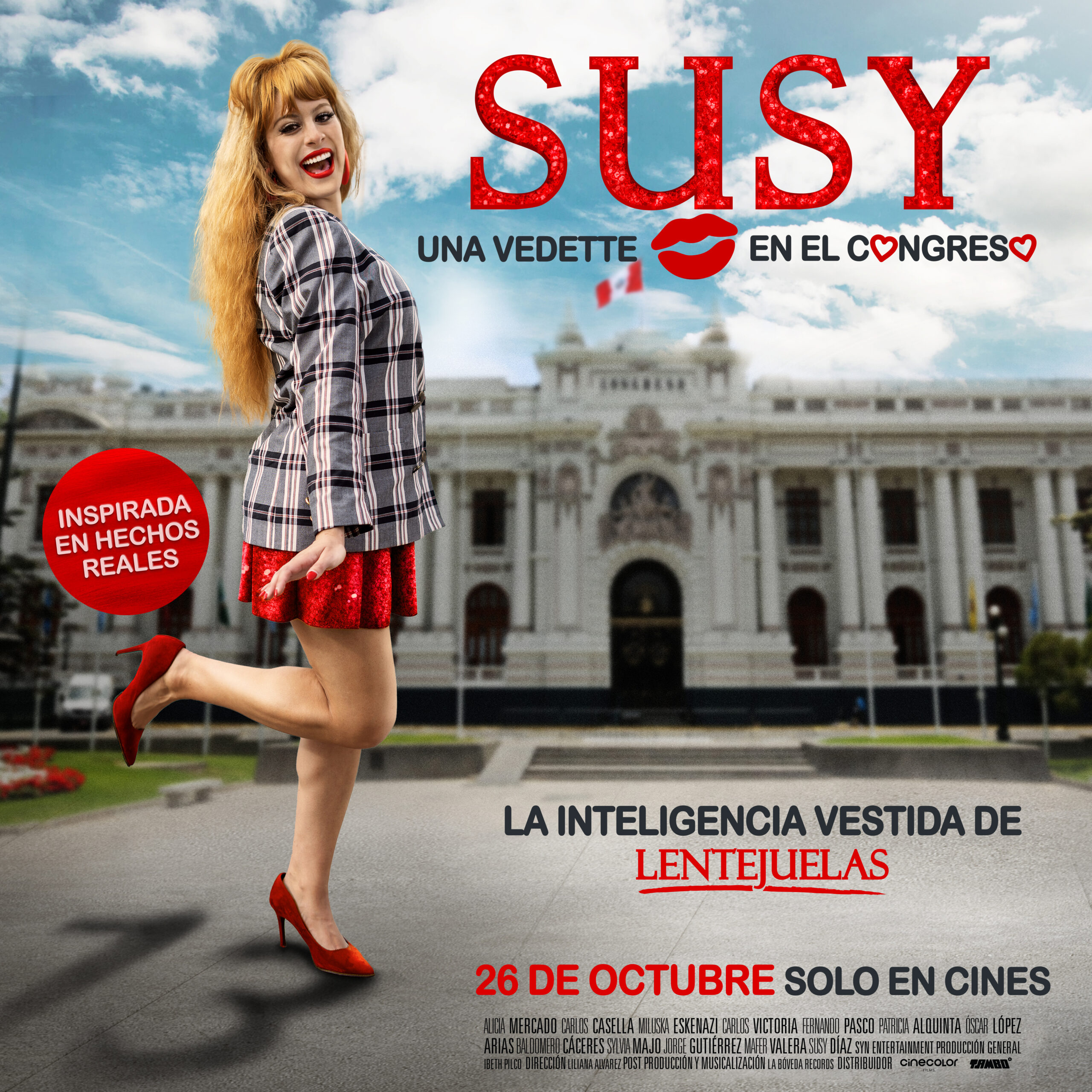 Presentan el afiche oficial de la película “Susy, una vedette en el ...