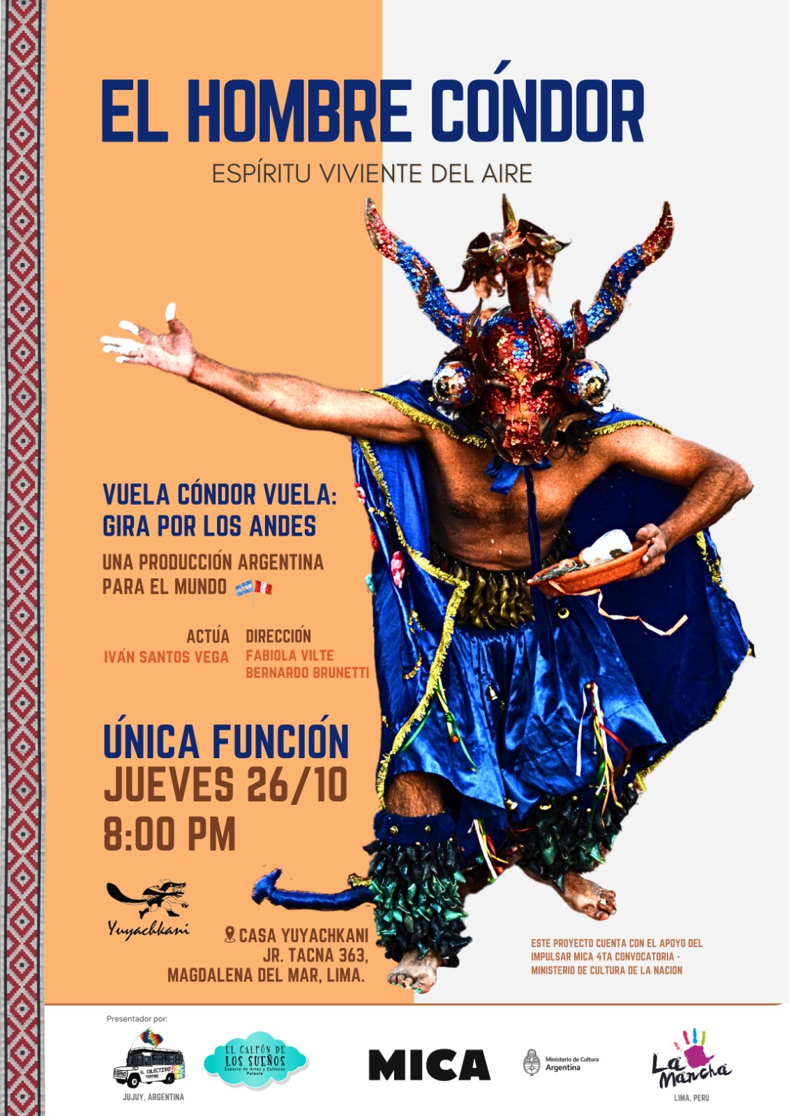 El hombre Cóndor llega de Argentina – Ernesto Jerardo